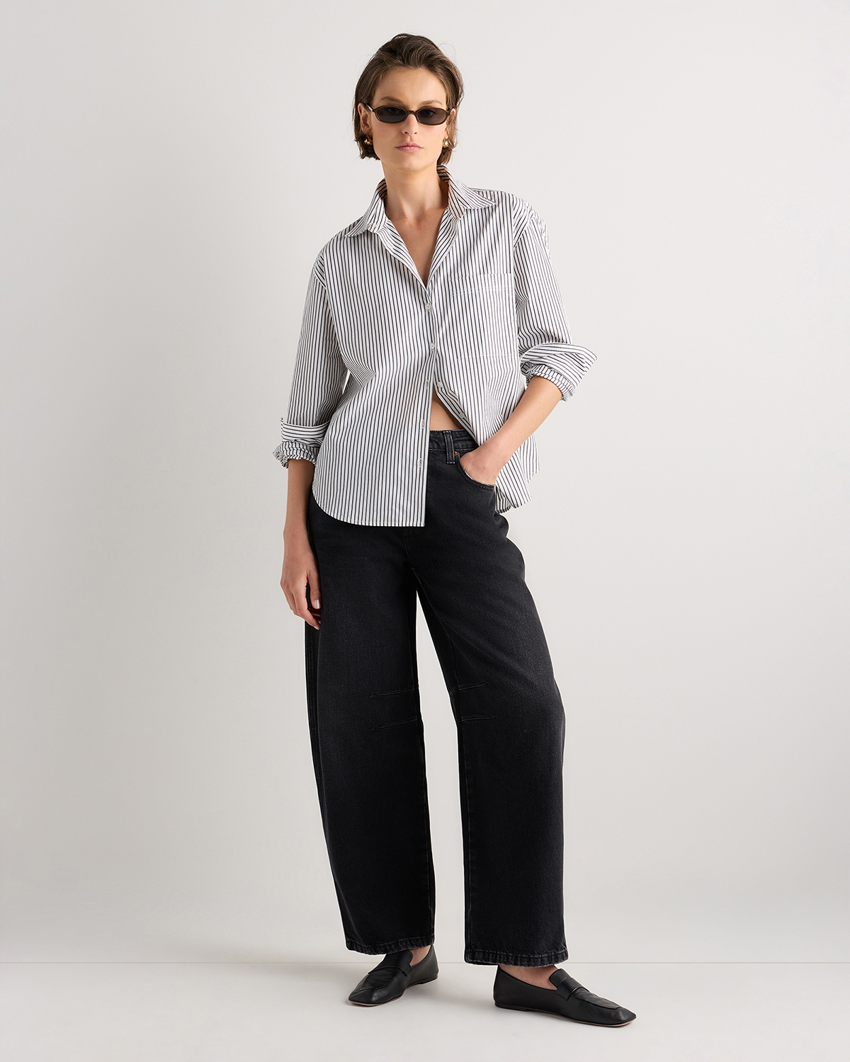 QUINCE Quince Maya Rigid Exaggerated Barrel Jeans